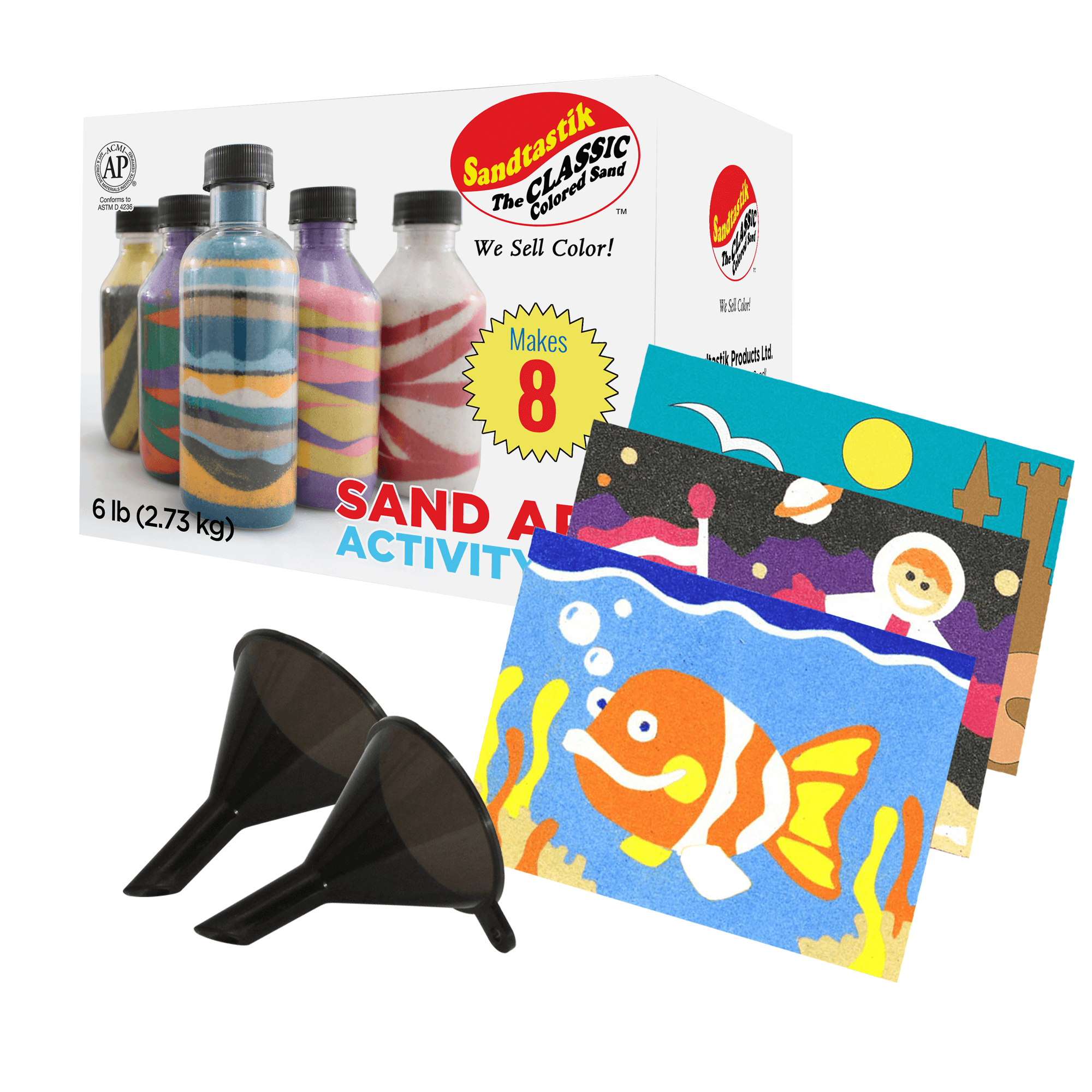 Colored Sand Art, Play Sand, Craft Plasters, Supplies | The Colored ...
