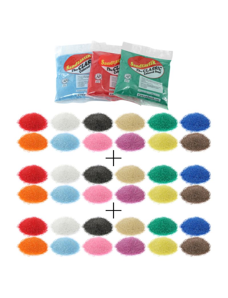 Sandtastik Floral Colored Sand Sample Set